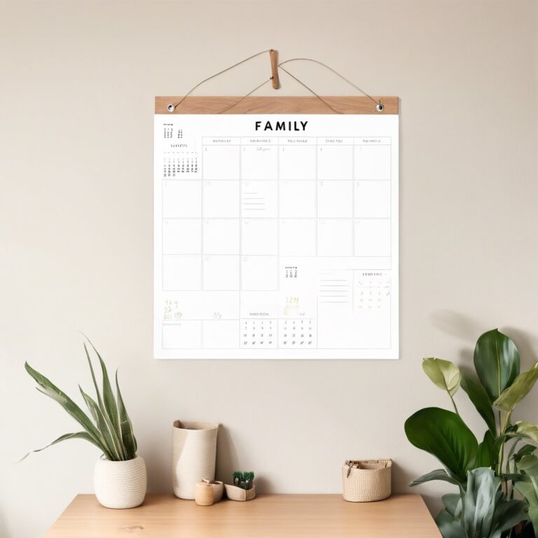 Creating a Minimalist Family Calendar: Streamlining Schedules and ...